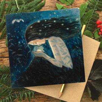 "Hunter of Dreams" Greetings card – LupiArt